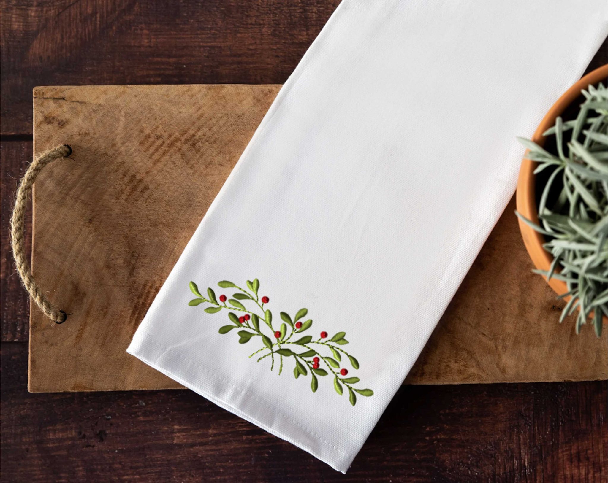 Botanical Leaf Bunch #1434 - Embroidery Village LLC