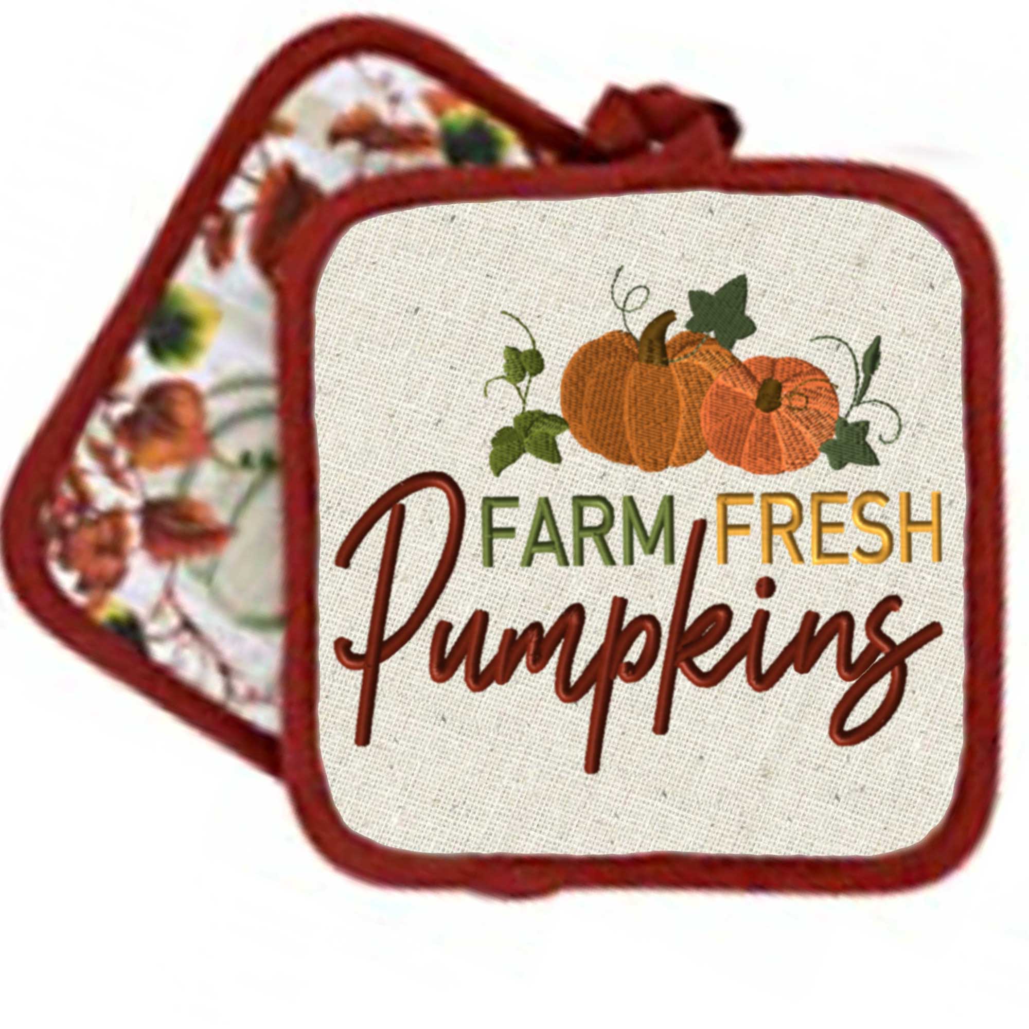 Farm Fresh Pumpkins #1425 - Embroidery Village LLC
