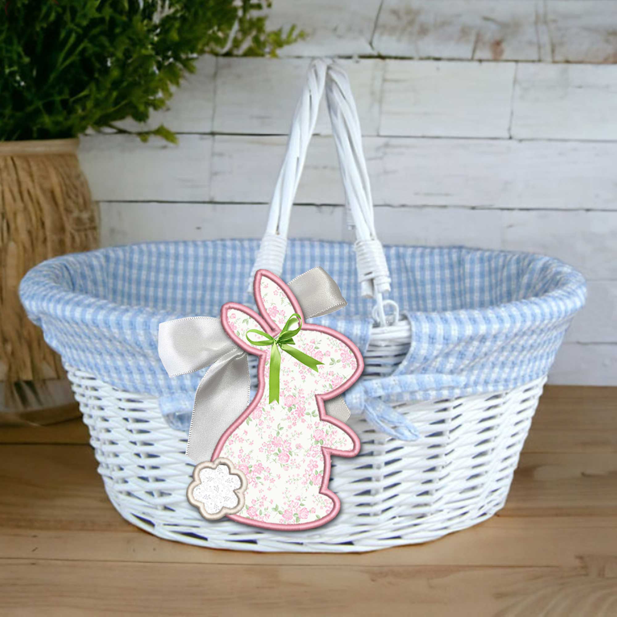 Bunny Tag #1559 - Embroidery Village LLC